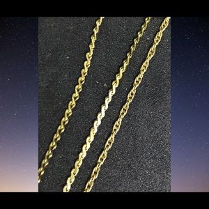 Jewelry | Vintage Triple Tiered Gold Tone Chains Necklace | Poshmark